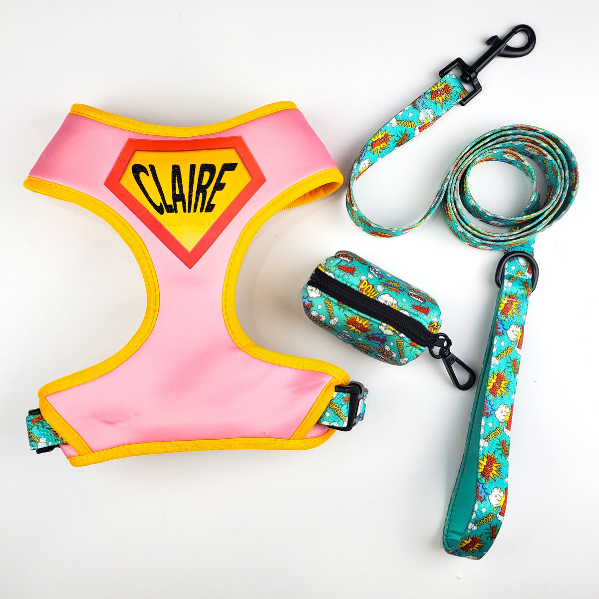Pink Superhero Harness – House Of FurBaby